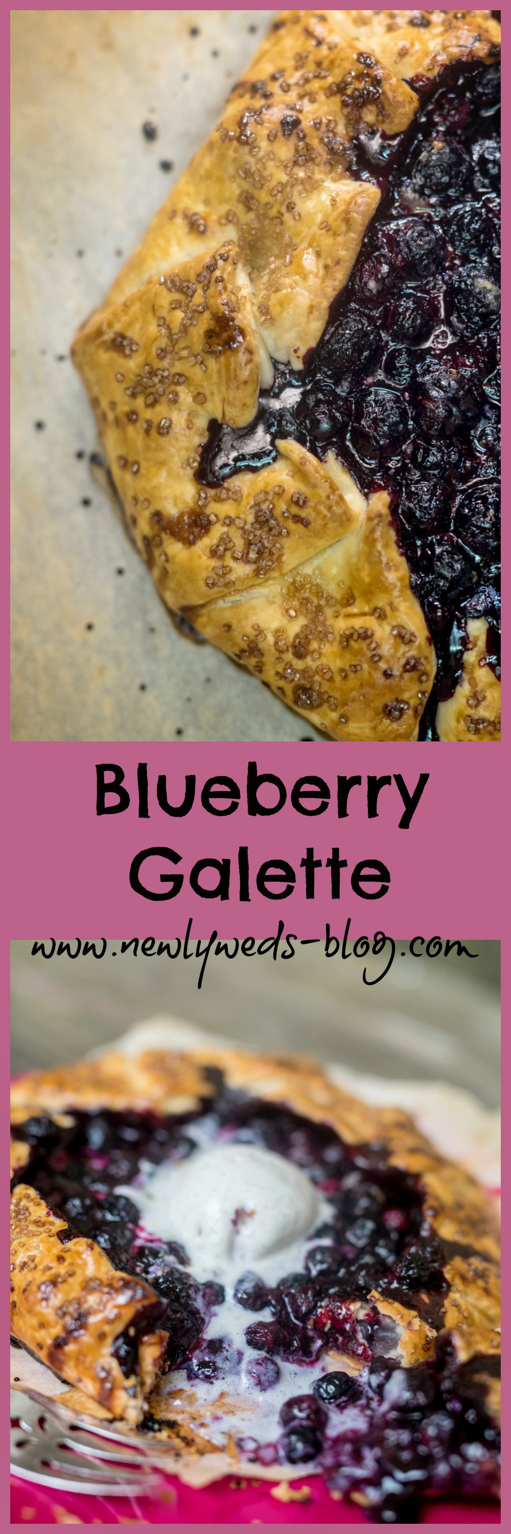 Blueberry Galette - Newlyweds